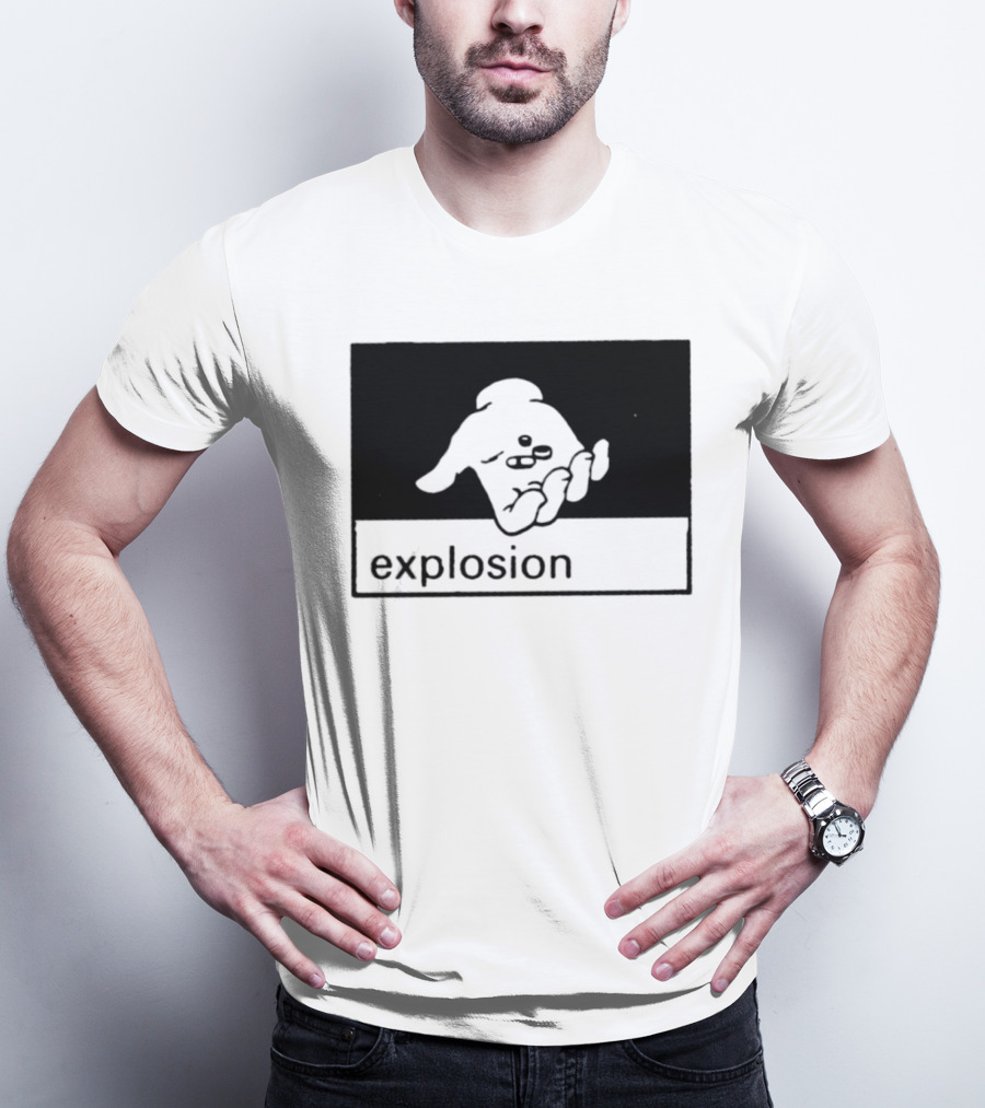 Explosion Hand Holding Pills Medication T-Shirt