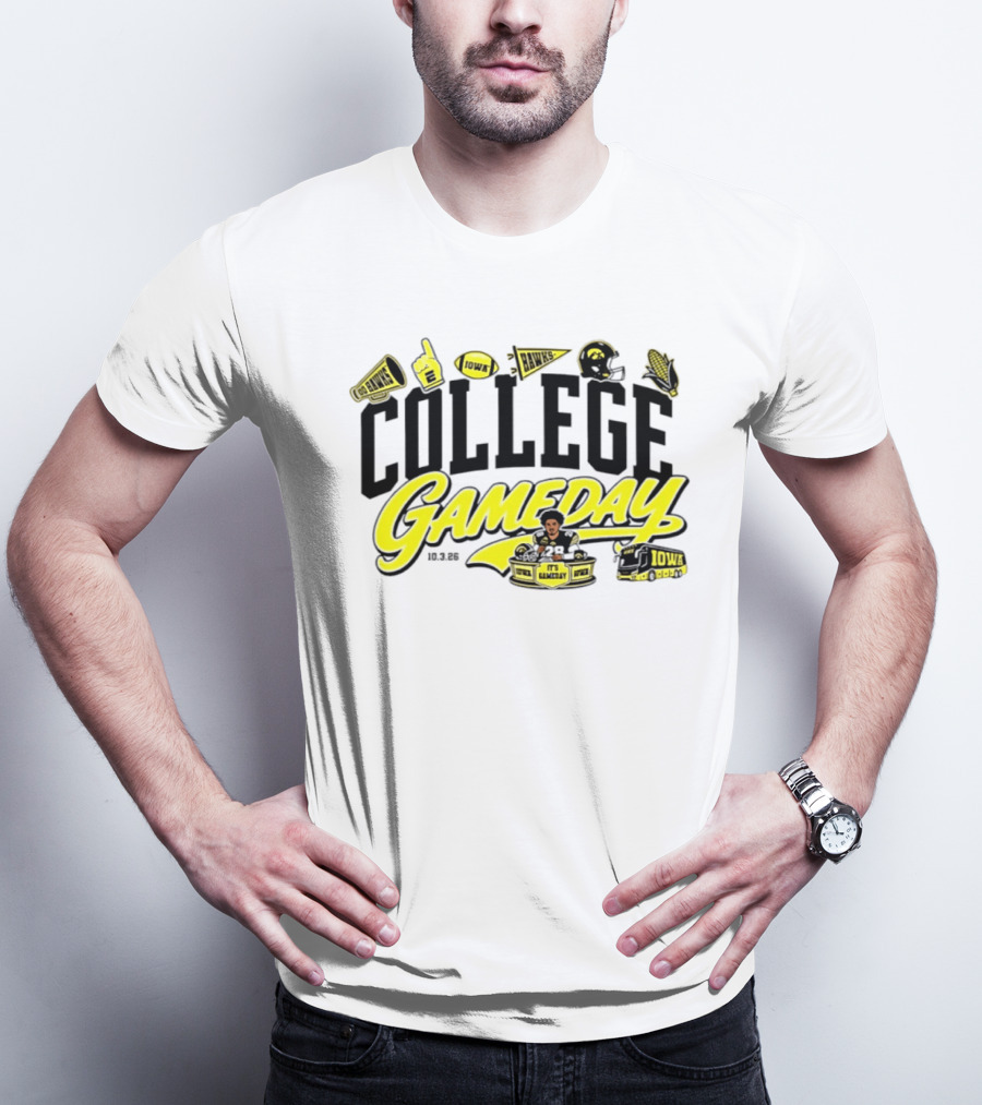 Kamari Moulton College Gameday Iowa Hawkeyes 2026 ESPN T-Shirt