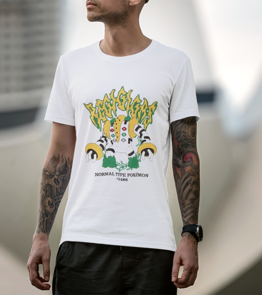 Regigigas Normal Type Pokémon 0486 Pokédex 2026 T-Shirt