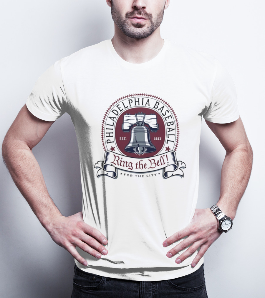 Philadelphia Baseball Ring The Bell For The City Liberty Bell T-Shirt