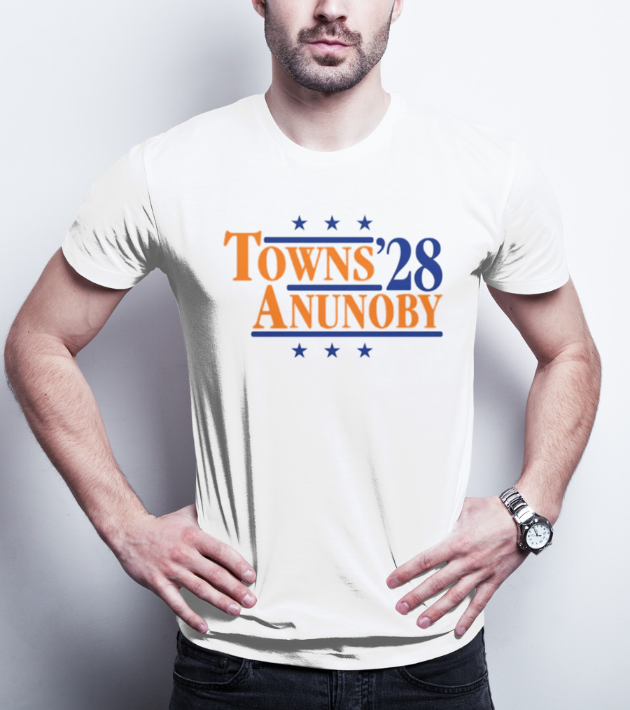 Towns Anunoby 28 New York Knicks Stars T-Shirt