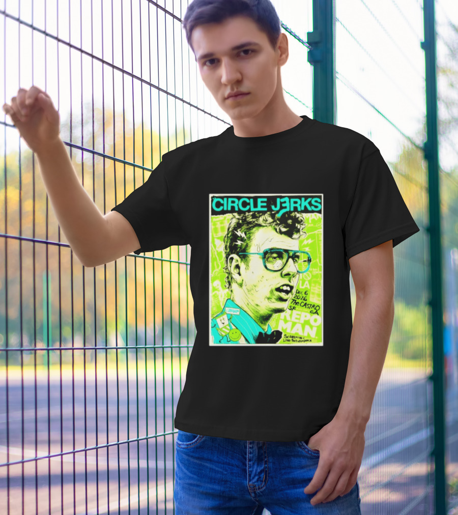 Circle Jerks Repo Man Screening Dec 6 2026 The Castro SF Live Performance T-Shirt