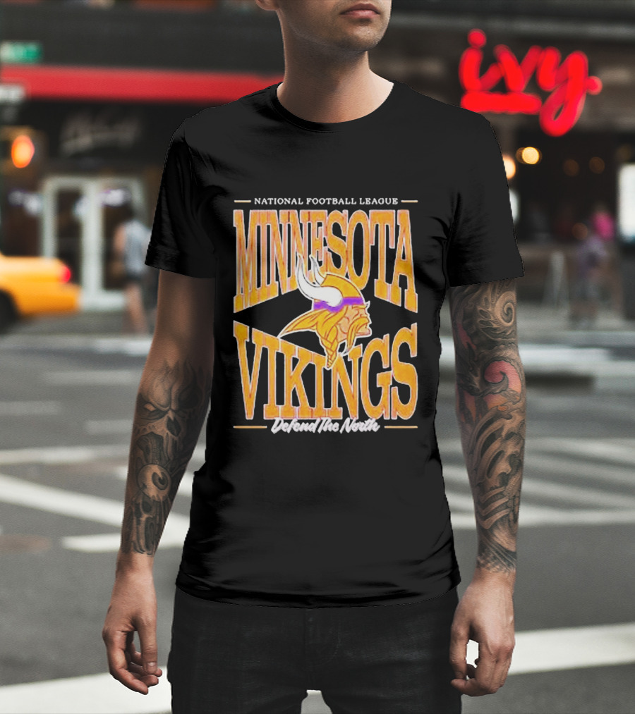 National Football League Minnesota Vikings Defend The North T-Shirt