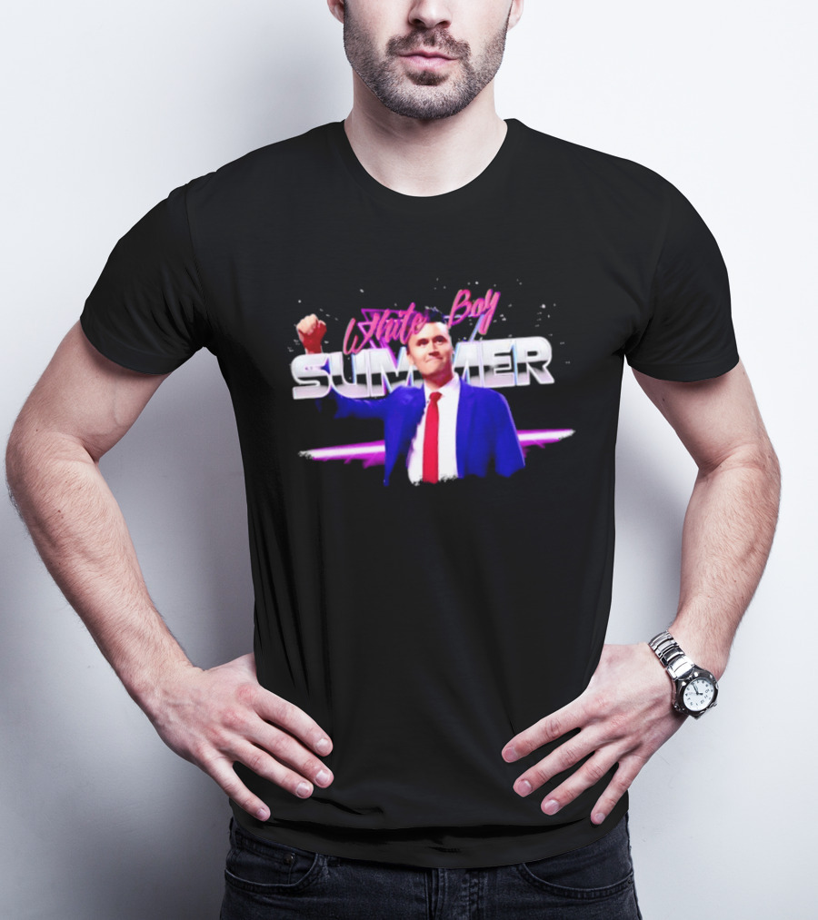 White Boy Summer Vibe Charlie Kirk Celebration T-Shirt