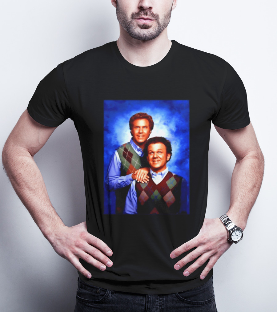 Will Ferrell John C Reilly Step Brothers Argyle Sweater T-Shirt