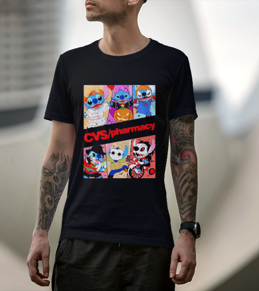 Stitch Horror Halloween CVS Pharmacy 2026 Movie T-Shirt