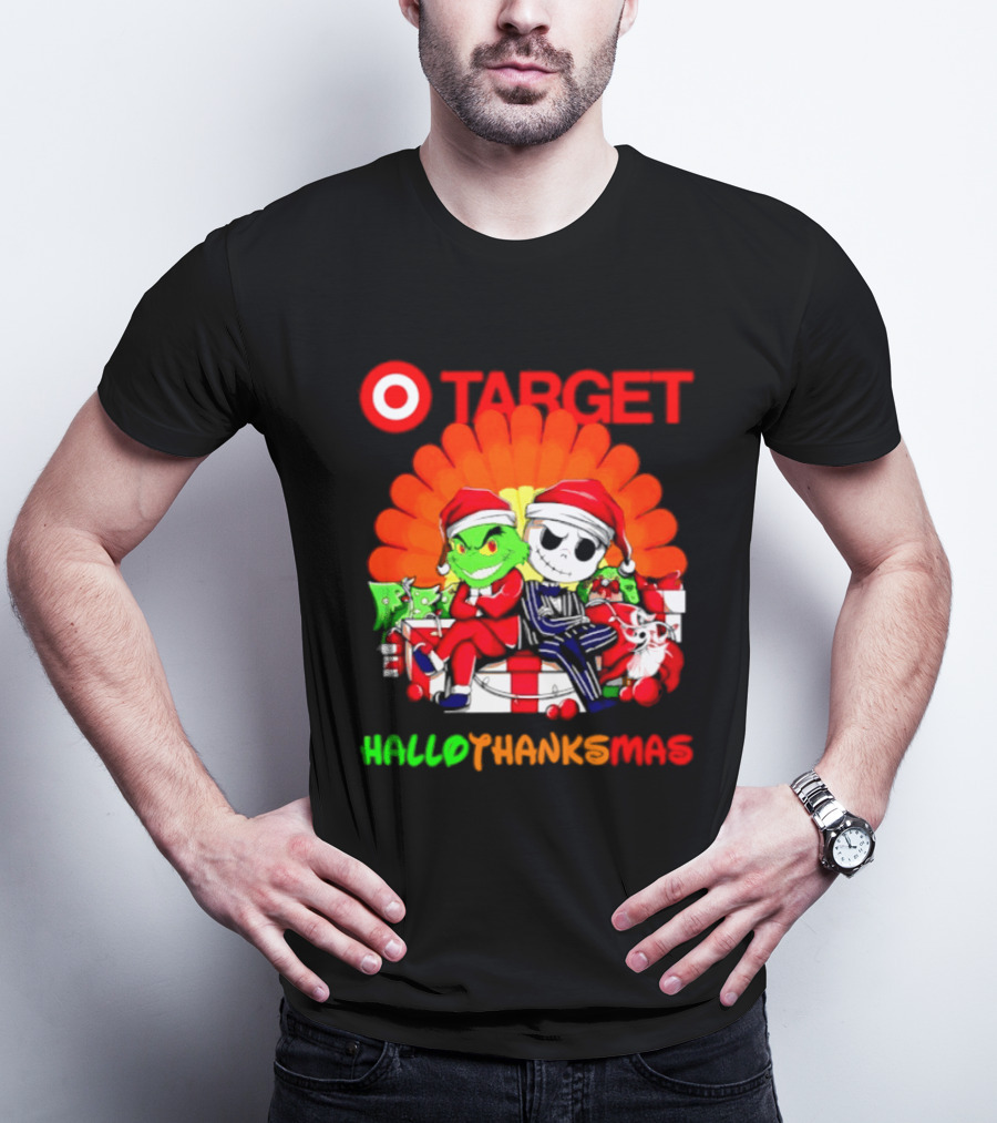 Target Grinch Jack Skellington Hallothanksmas 2026 T-Shirt
