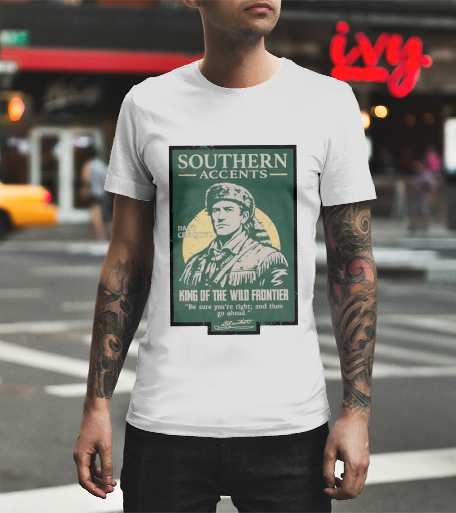 Southern Accents Davy Crockett King Of The Wild Frontier T-Shirt