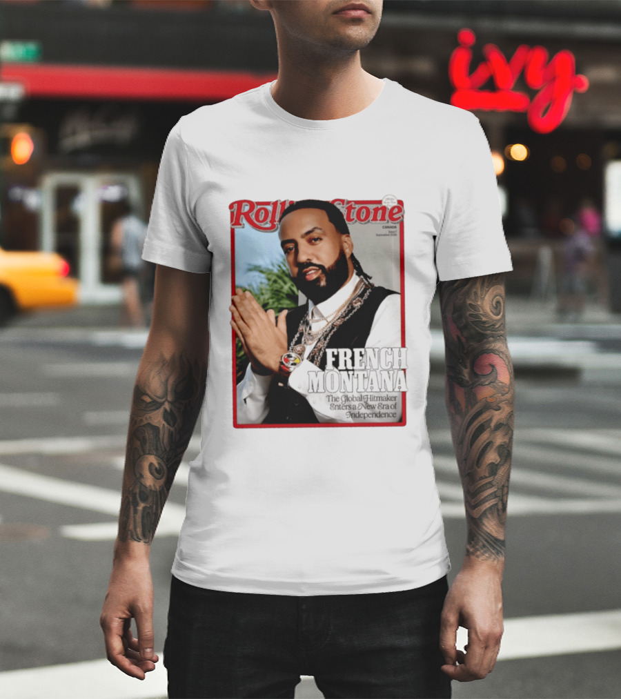 Rolling Stone Canada September 2026 French Montana Global Hitmaker New Era Of Independence T-Shirt