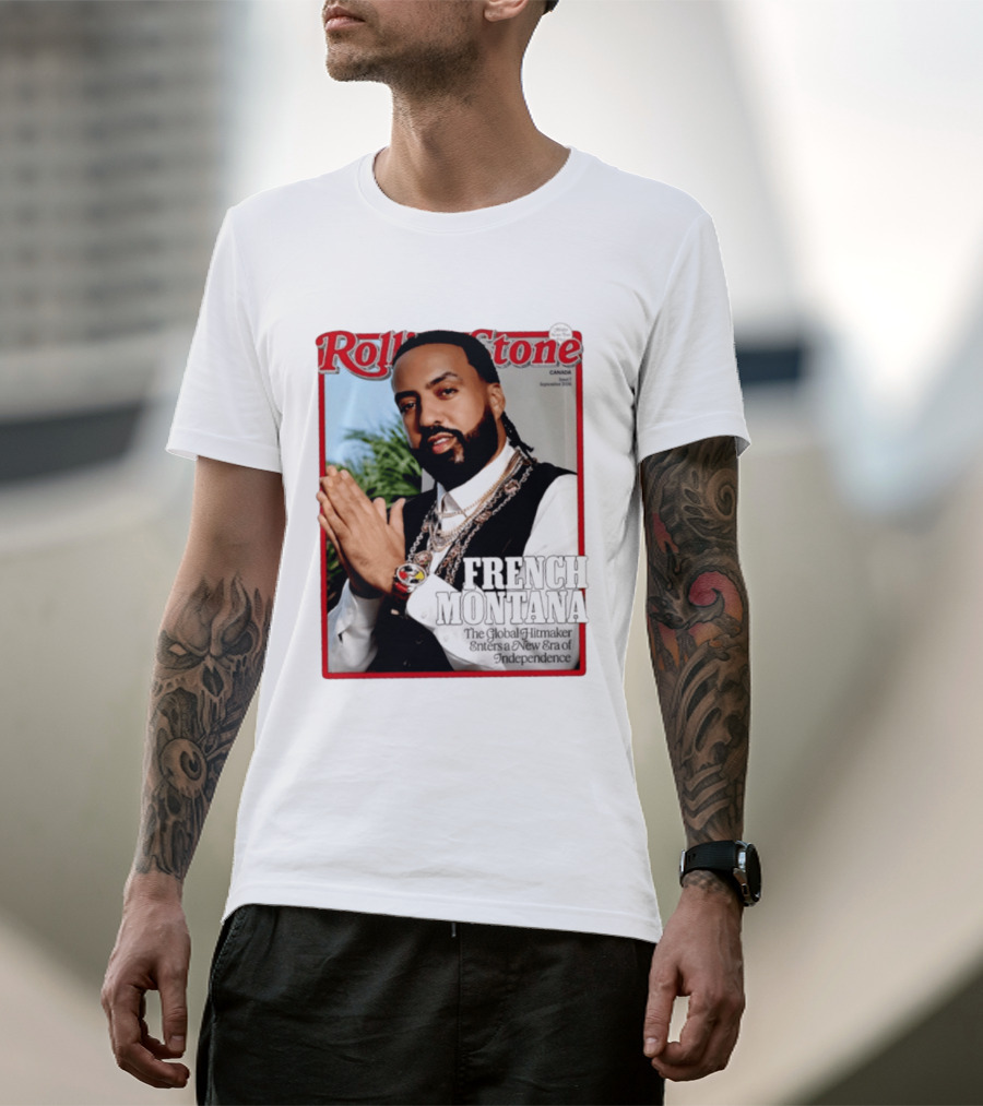 Rolling Stone Canada September 2026 French Montana Global Hitmaker New Era Of Independence T-Shirt