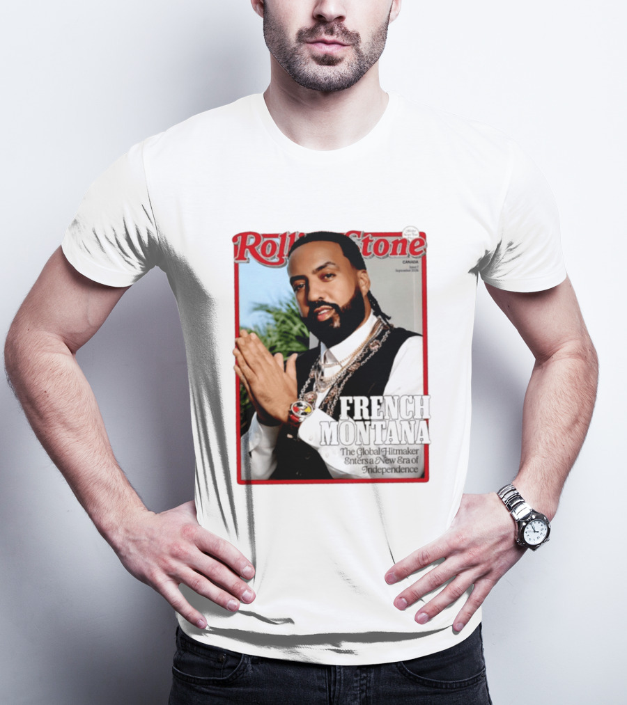 Rolling Stone Canada September 2026 French Montana Global Hitmaker New Era Of Independence T-Shirt