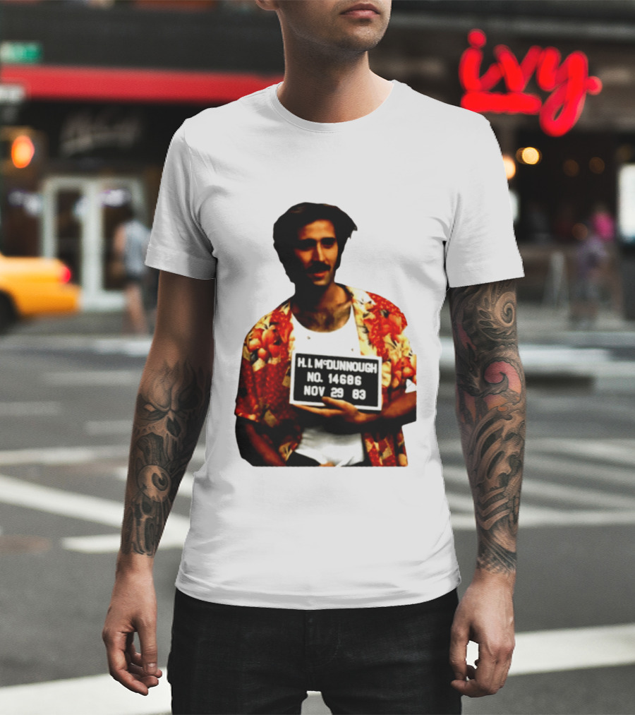Nicolas Cage HI McDunnough Shot No. 14686 Raising Arizona November 29 83 T-Shirt