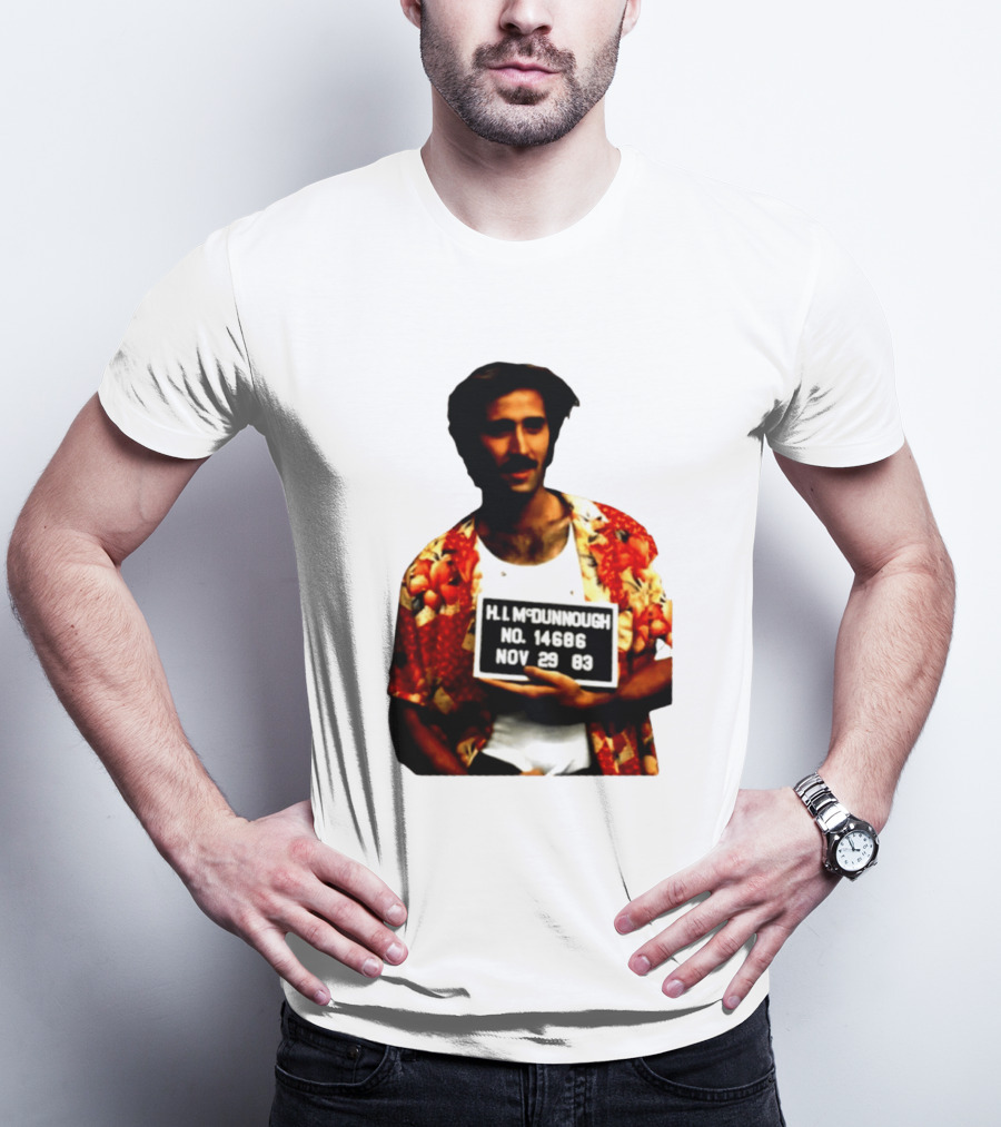 Nicolas Cage HI McDunnough Shot No. 14686 Raising Arizona November 29 83 T-Shirt