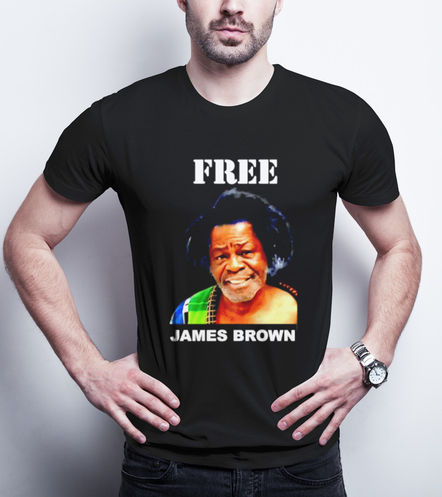FREE James Brown Godfather Of Soul Funk T-Shirt