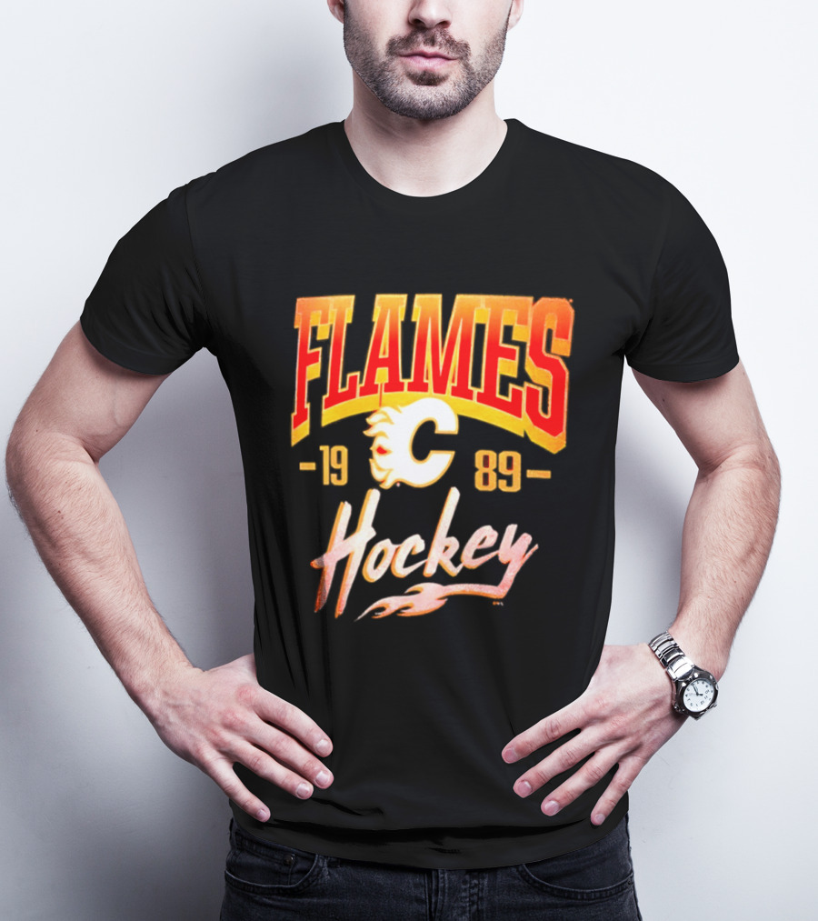 Calgary Flames 1989 Hockey Made To Last T-Shirt