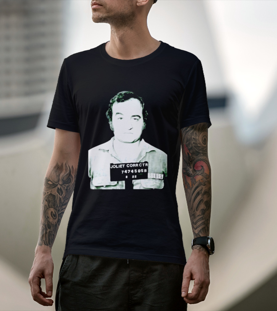 John Belushi Joliet Correctional Blues Shot 7474505B T-Shirt