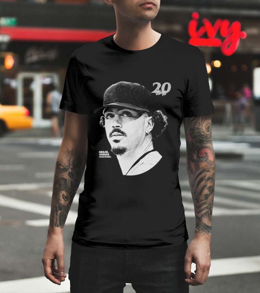 Miguel Vargas 20 Chicago White Sox MLB 2026 Lineage Series T-Shirt