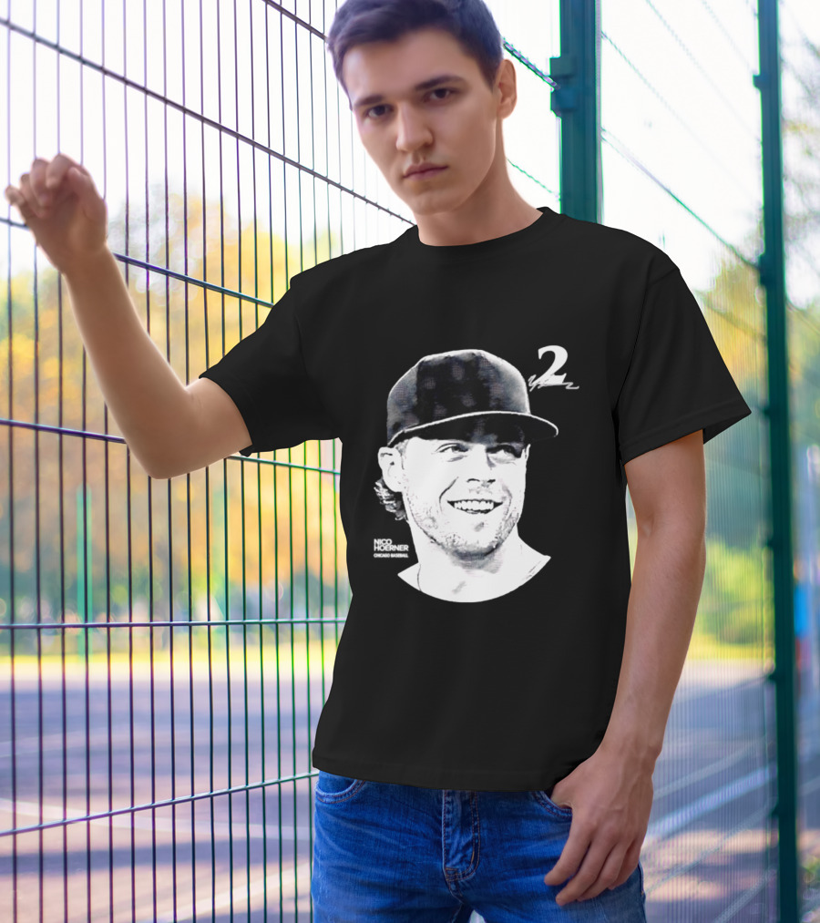 Chicago Cubs Nico Hoerner 2 MLB 2026 Lineage Series T-Shirt
