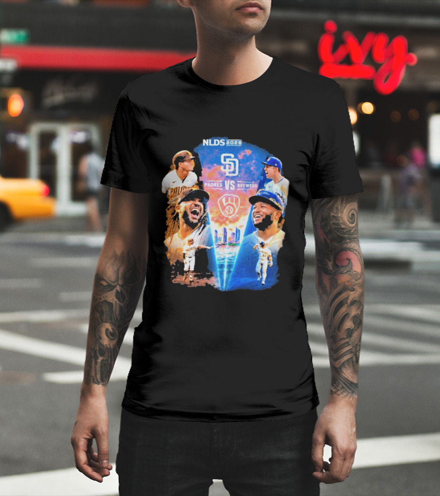 NLDS 2026 San Diego Padres Vs Milwaukee Brewers Showdown T-Shirt