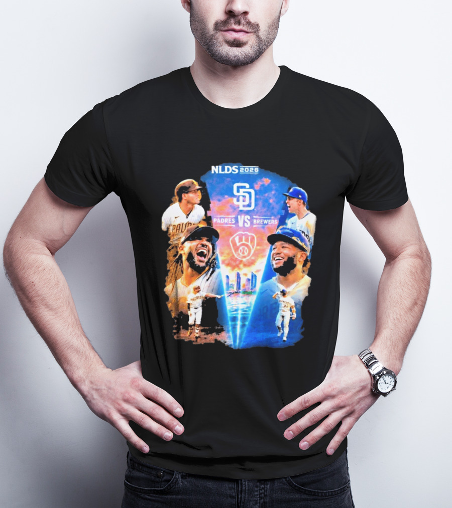 NLDS 2026 San Diego Padres Vs Milwaukee Brewers Showdown T-Shirt