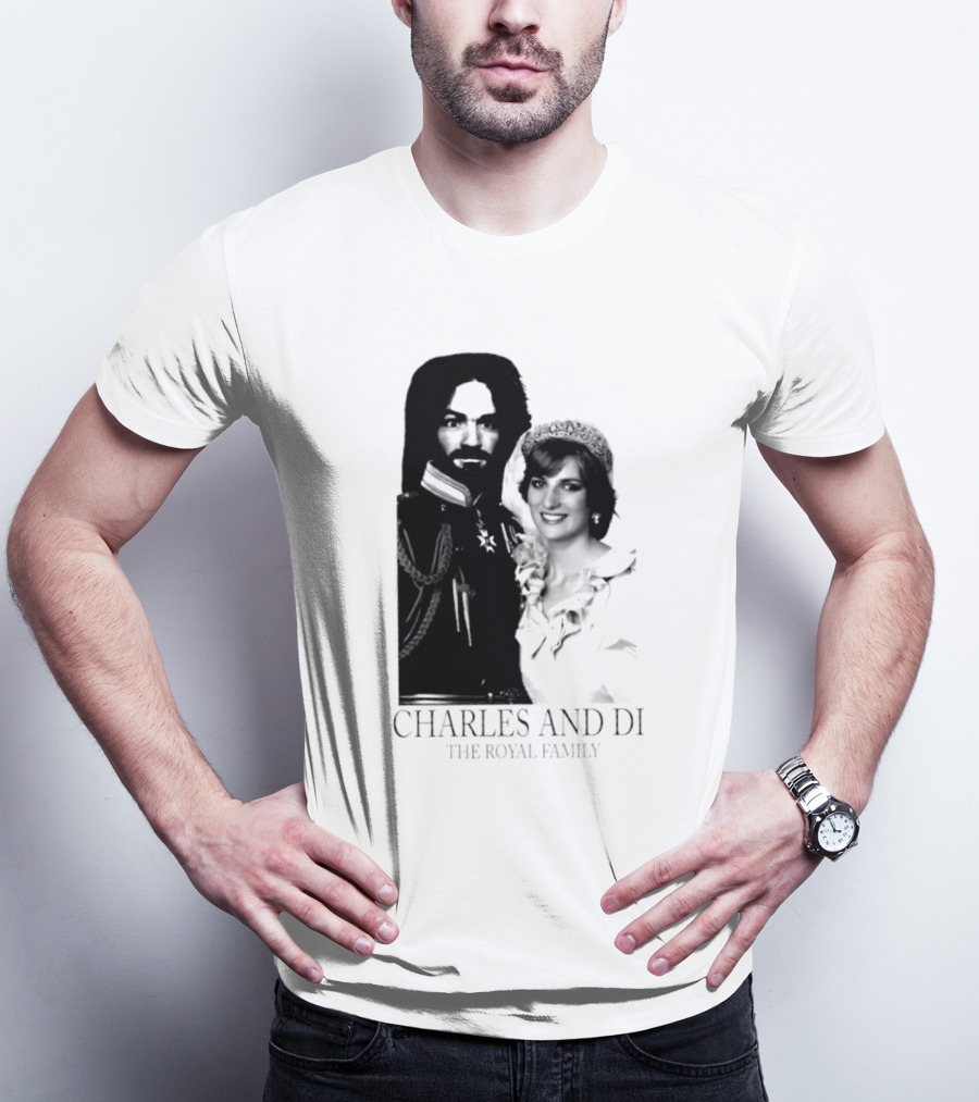 Charles Manson And Princess Diana Charles And Di The Royal Family T-Shirt