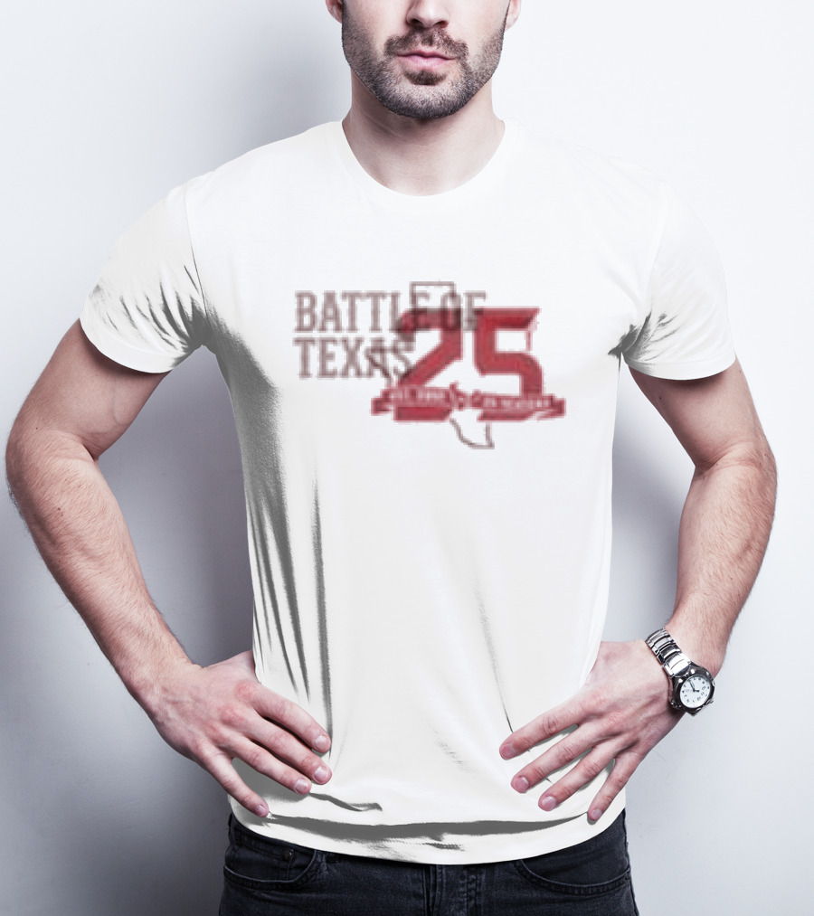 Dallas Cowboys Vs Houston Texans Battle Of Texas 25 Years Strong 2026 T-Shirt