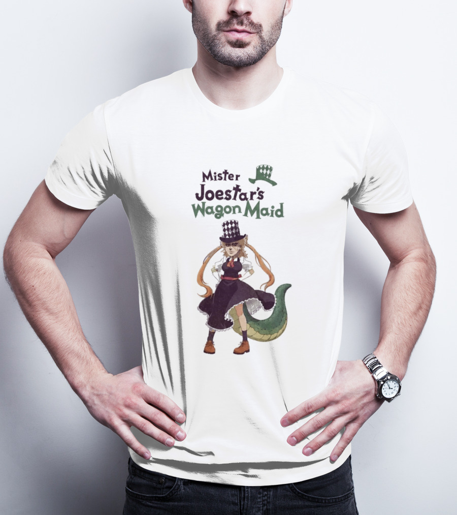 Mister Joestar's Wagon Maid Robert E. O. Speedwagon T-Shirt