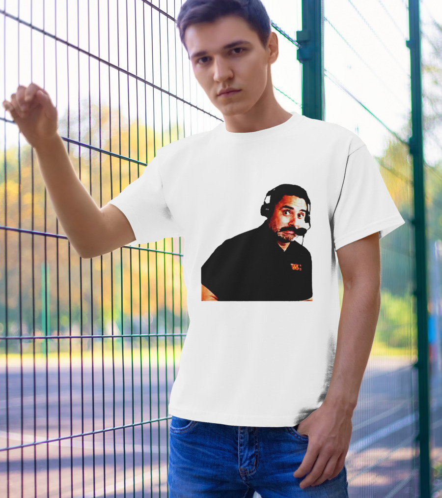 Steve Sarkisian Headset Shocked Longhorns Face Meme T-Shirt