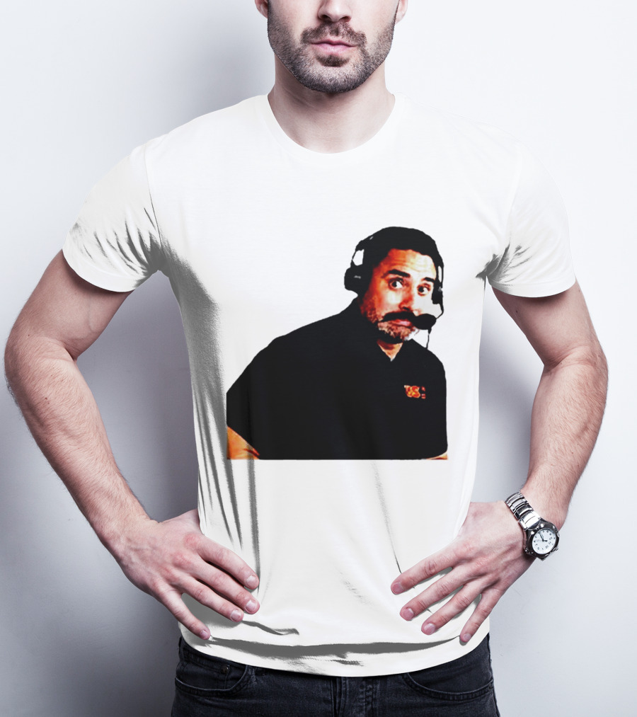 Steve Sarkisian Headset Shocked Longhorns Face Meme T-Shirt
