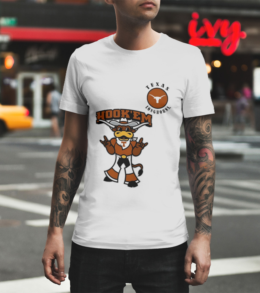 Texas Longhorns Hook'Em 2026 NCAA Tailgater Hometown T-Shirt
