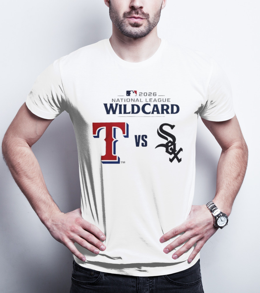 2026 MLB National League Wild Card Texas Rangers Vs Chicago White Sox T-Shirt