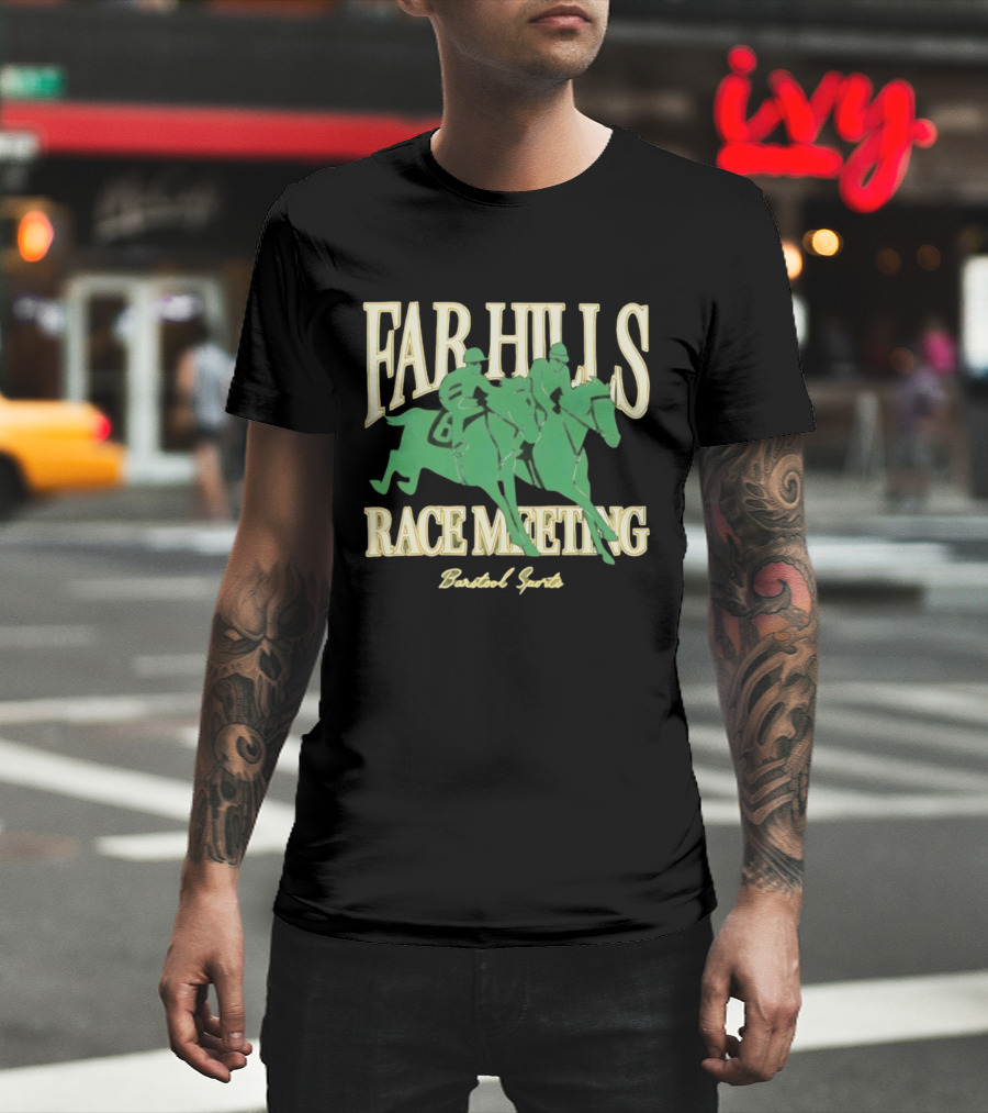 Far Hills Race Meeting The Hunt Barstool Sports 2026 T-Shirt