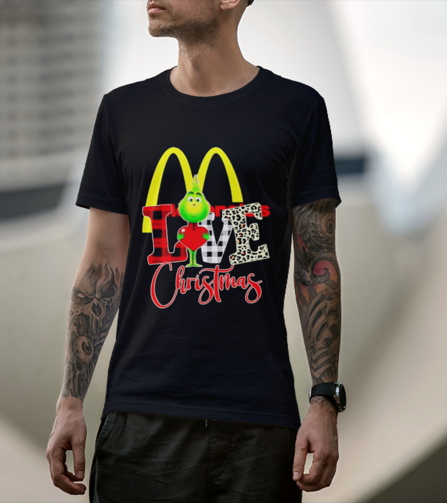 McDonald's Grinch Love Christmas 2026 Collaboration T-Shirt