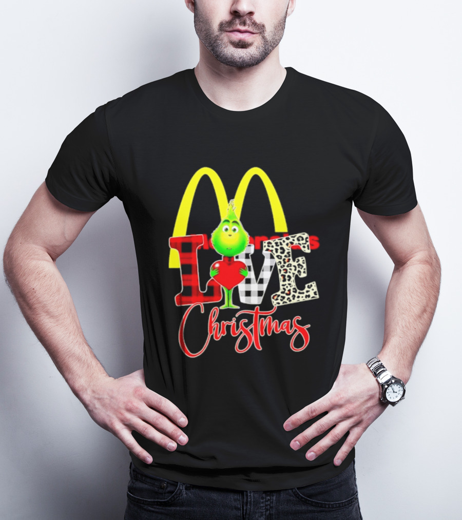 McDonald's Grinch Love Christmas 2026 Collaboration T-Shirt