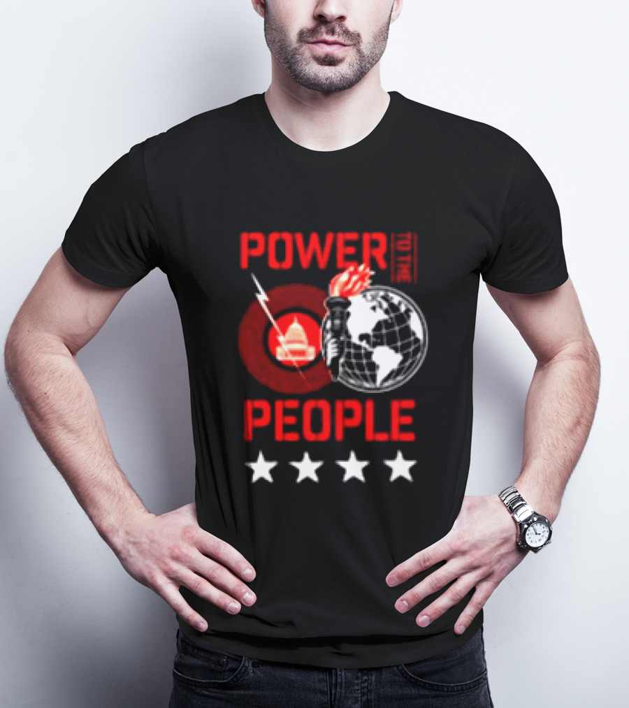Power To The People 2026 Columbia MD October 3 Merriweather Post Pavilion Capitol Globe Torch T-Shirt