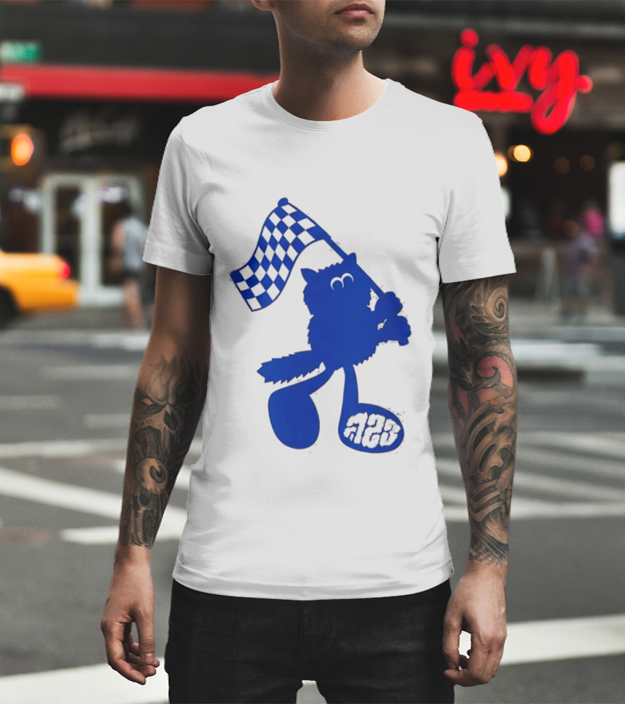 Alex Albon Quadrant Singapore Race Week Mascot 23 Checkered Flag T-Shirt