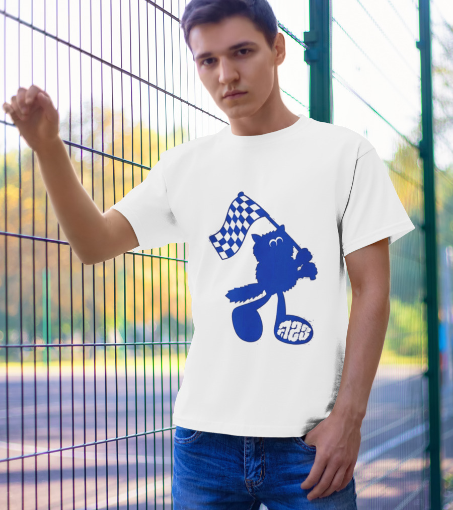 Alex Albon Quadrant Singapore Race Week Mascot 23 Checkered Flag T-Shirt