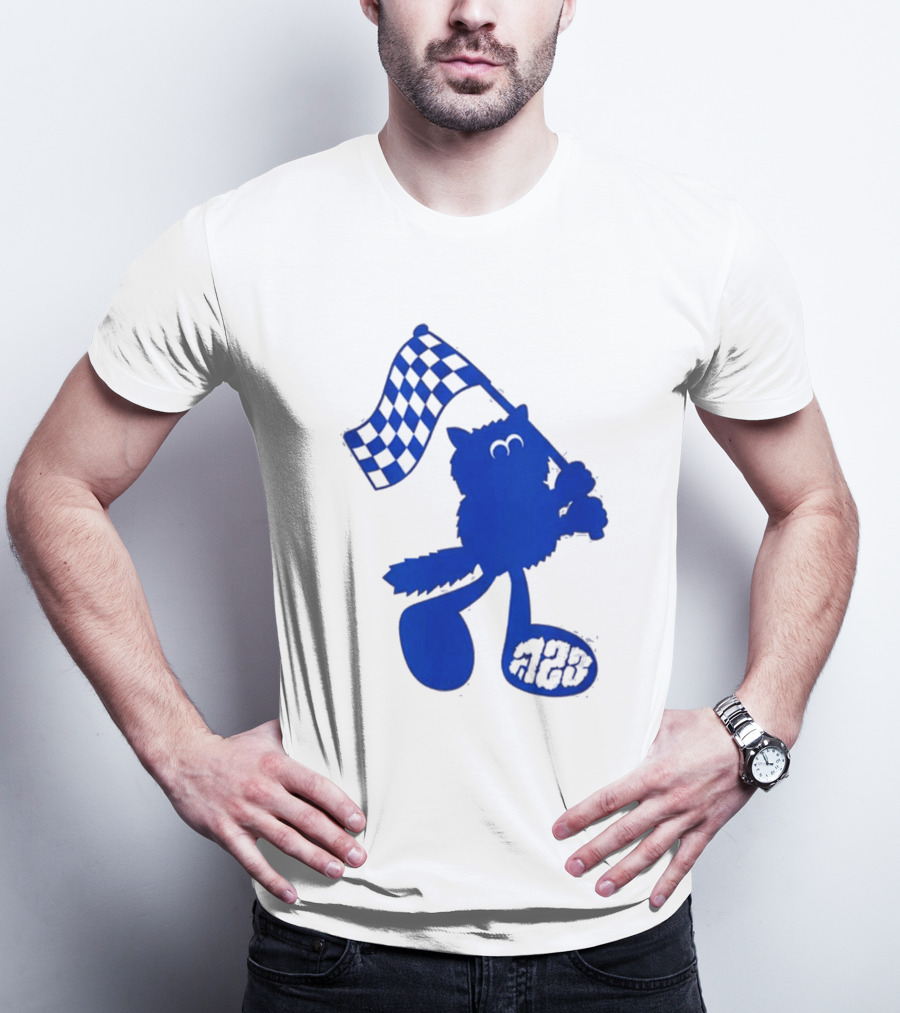 Alex Albon Quadrant Singapore Race Week Mascot 23 Checkered Flag T-Shirt