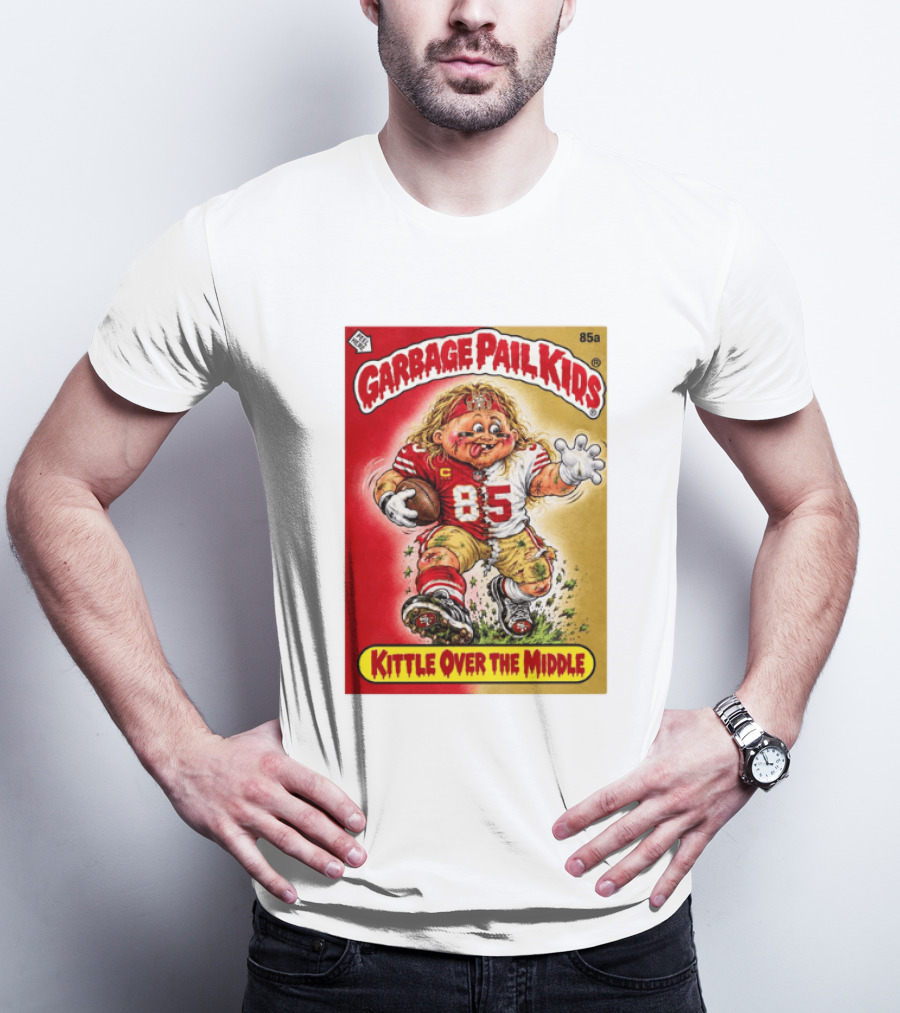 Garbage Pail Kids 85a Kittle Over The Middle San Francisco 49ers Football T-Shirt