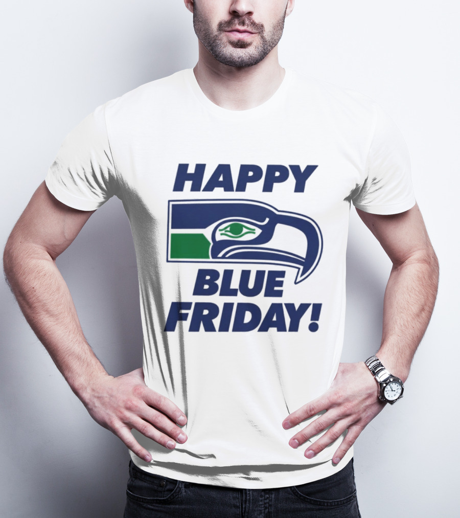 Happy Blue Friday Seattle Seahawks Fan Celebration T-Shirt