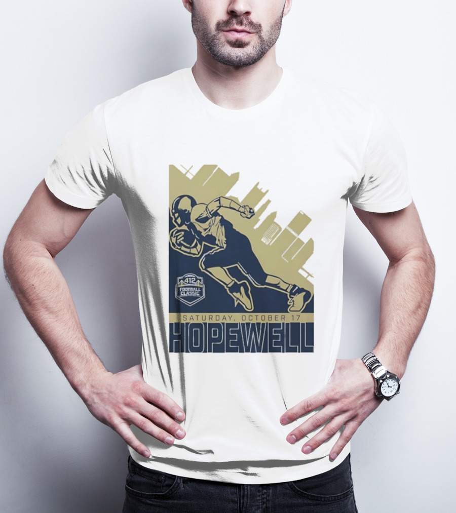 Hopewell Football Classic Saturday October 17 City Skyline T-Shirt