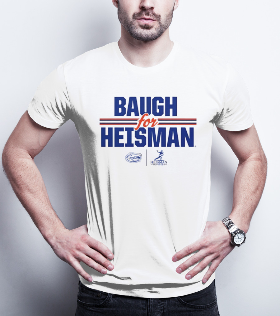 Baugh For Heisman Florida Gators NCAA Football T-Shirt