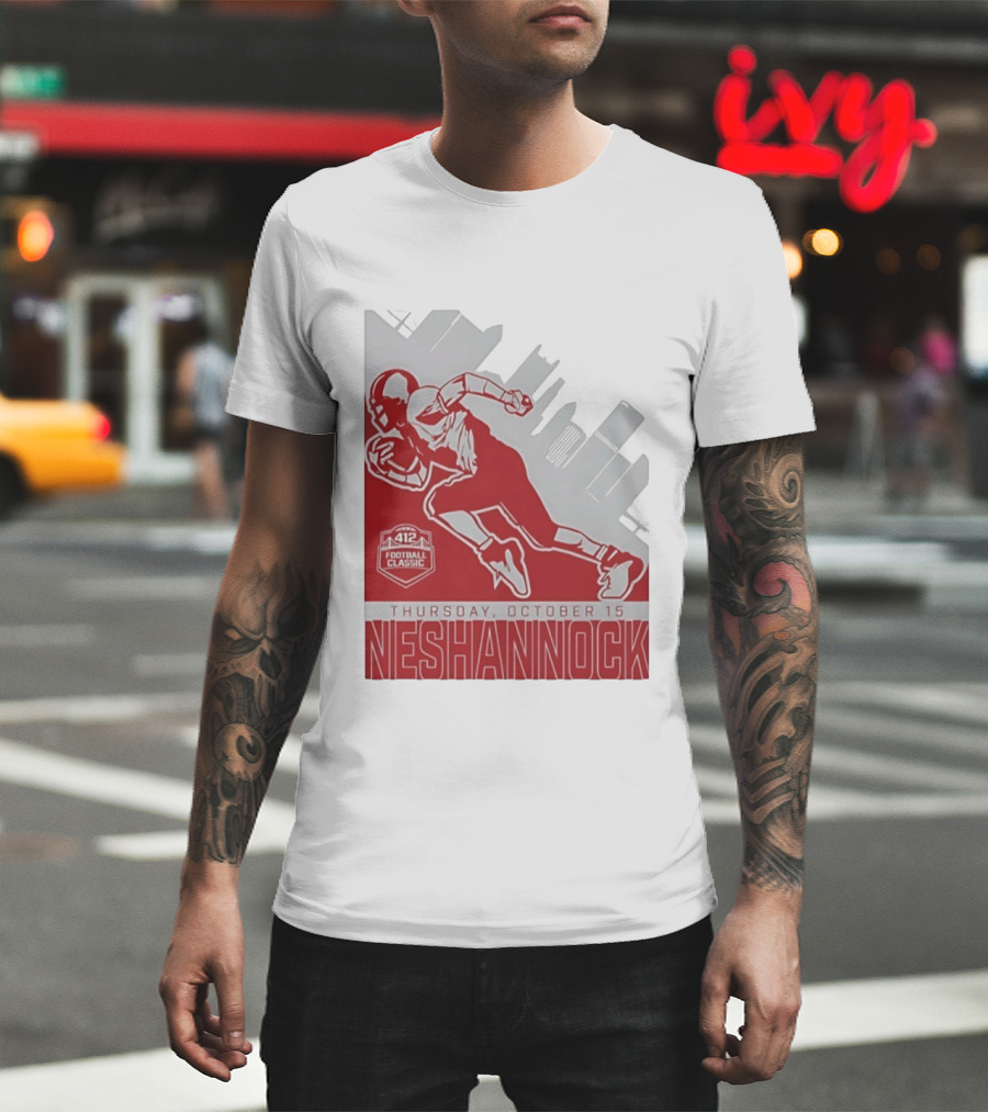 Neshannock 412 Football Classic Thursday October 15 Skyline T-Shirt