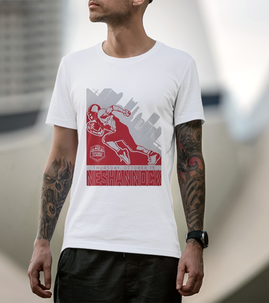 Neshannock 412 Football Classic Thursday October 15 Skyline T-Shirt