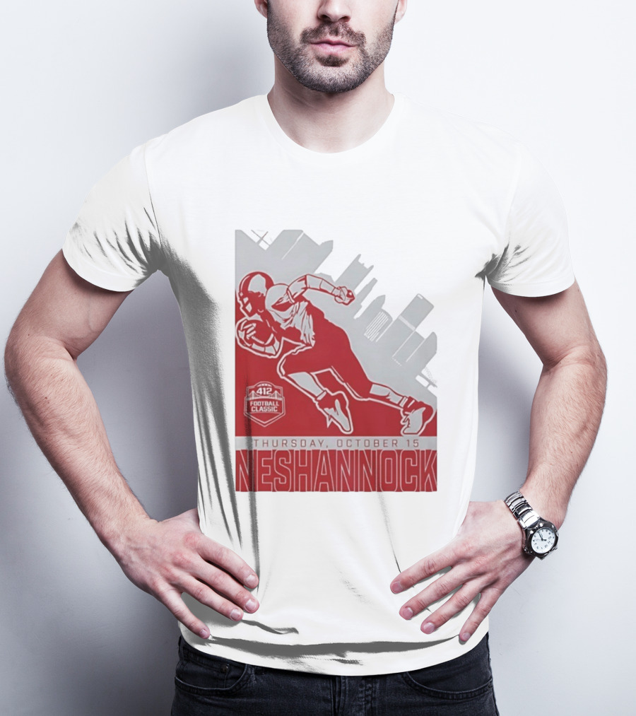 Neshannock 412 Football Classic Thursday October 15 Skyline T-Shirt