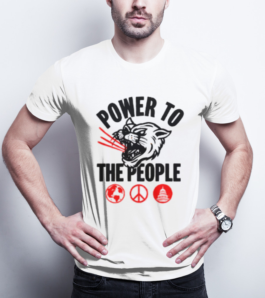 Power To The People 2026 Columbia MD October 3 Merriweather Post Pavilion The Tiger Peace T-Shirt