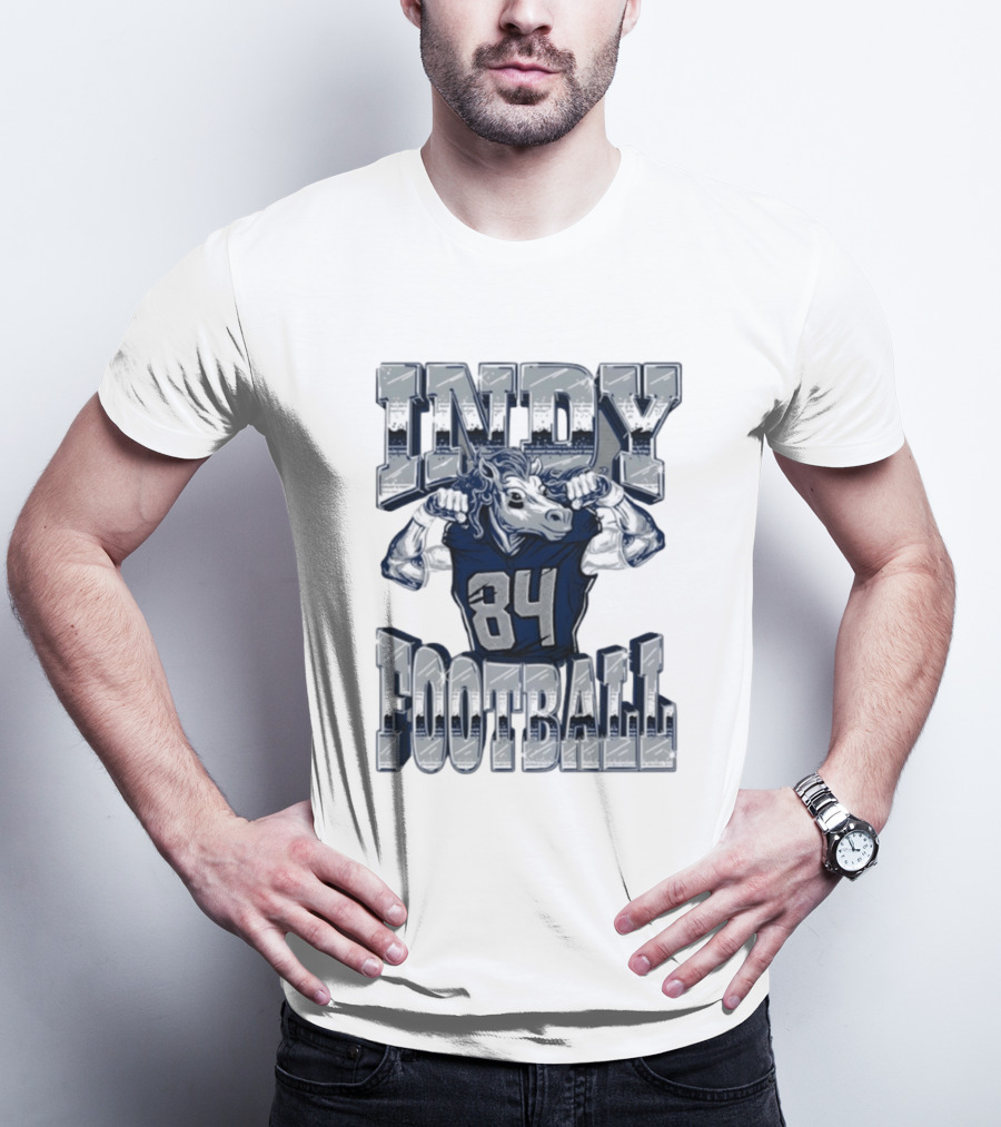Indy Football Horse Power 84 Indianapolis Colts T-Shirt