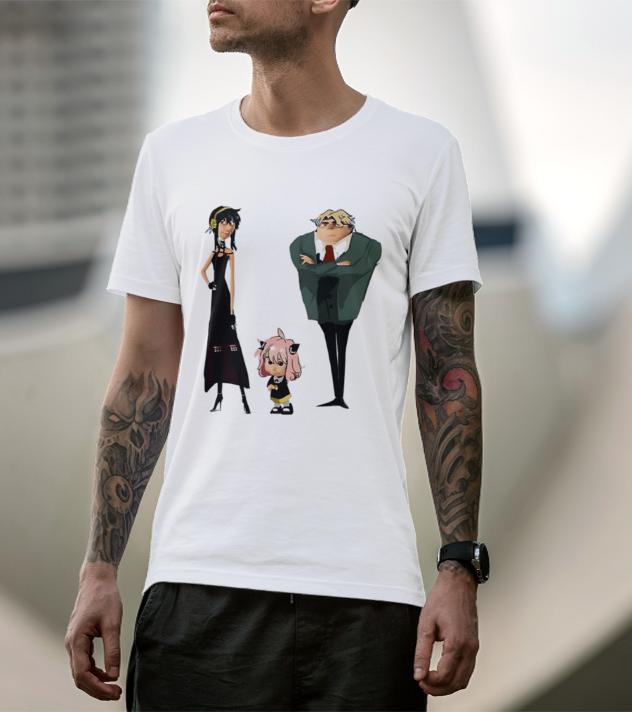 Despicable X Family Loid Forger Yor Forger Anya Forger Spy X Family Characters T-Shirt