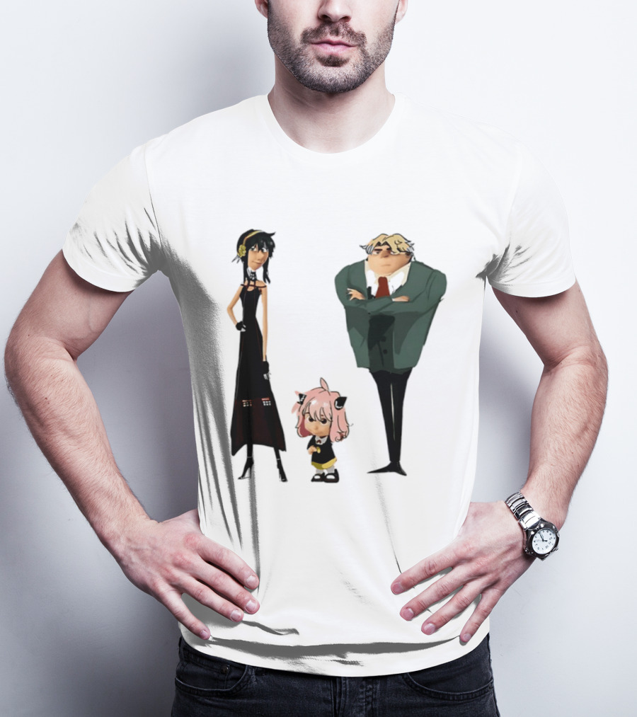 Despicable X Family Loid Forger Yor Forger Anya Forger Spy X Family Characters T-Shirt