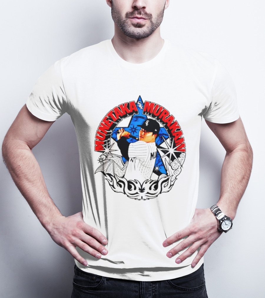 Munetaka Murakami White Sox MLB Baseball Player Chicago Starburst T-Shirt